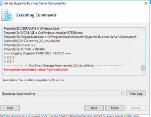 Prerequisite installation failed: RewriteModule - tech24online