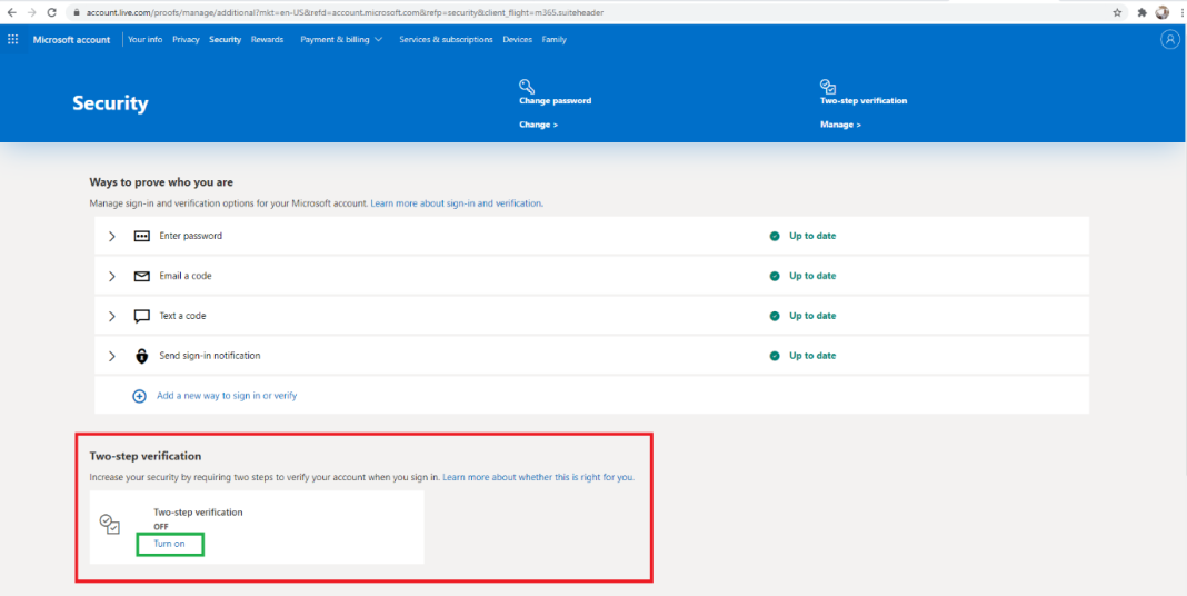Easy 5 Steps to maximize your Microsoft Account Security! Let’s Do It ...