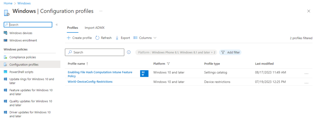 How to configure the "Enable File Hash Computation Feature Policy ...